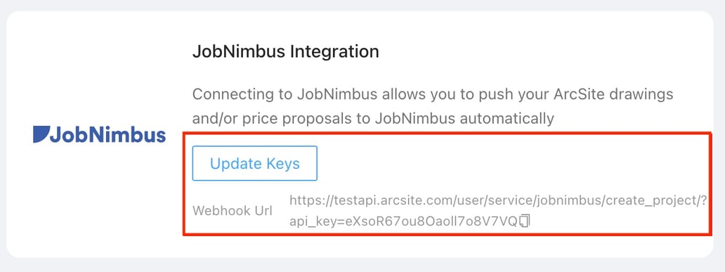 How Do I Enable the JobNimbus Integration With ArcSite?