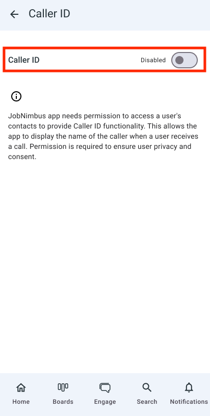 How Do I Enable Caller ID for JobNimbus on the Mobile App?