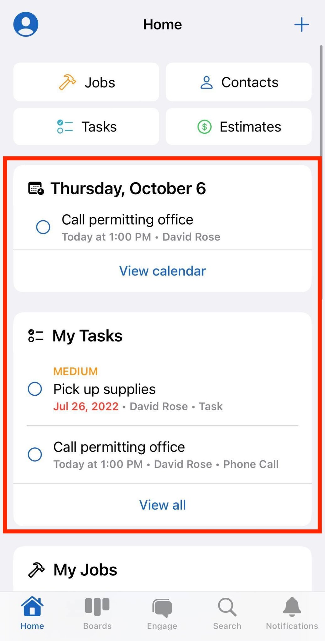 How Do I View My Tasks on the Mobile App?