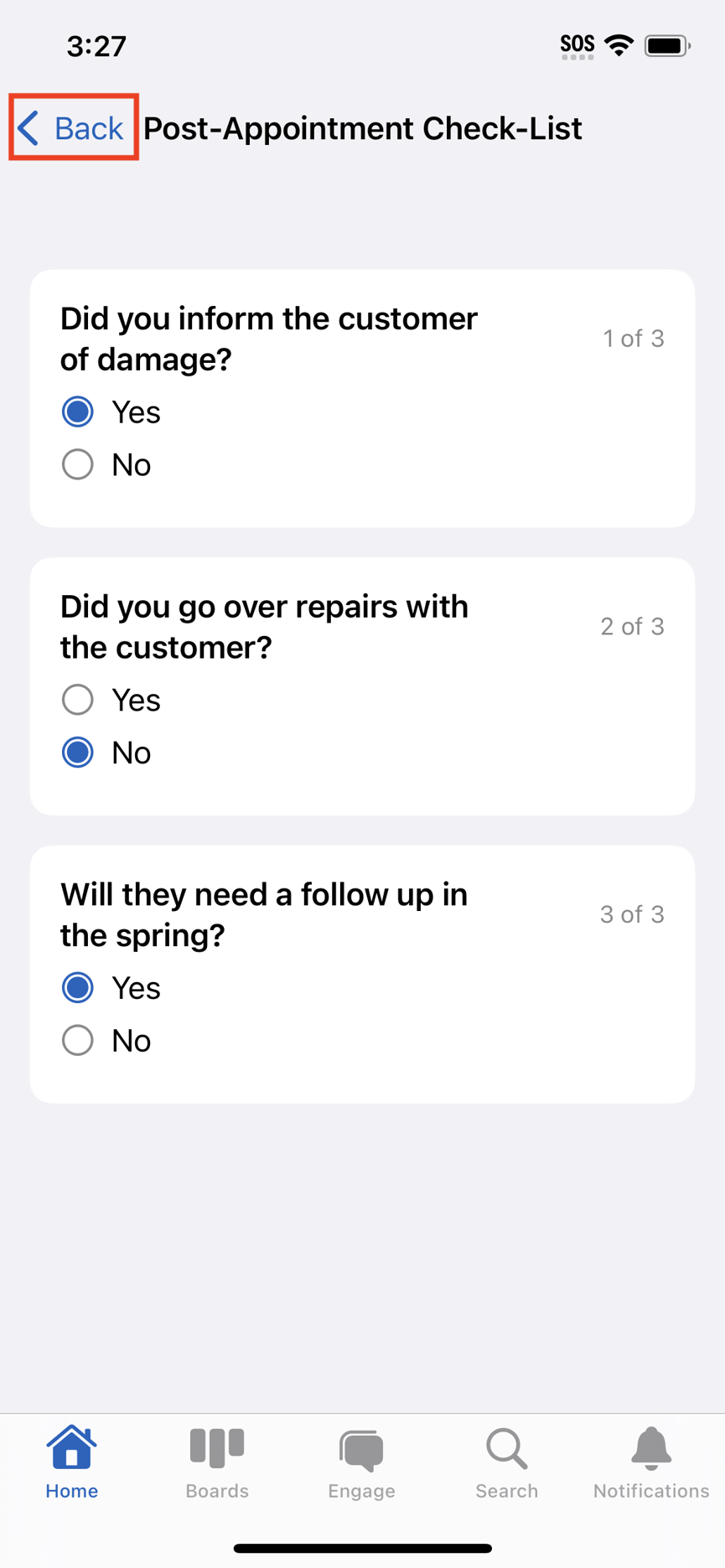 How Do I Complete a Form in the Mobile App?