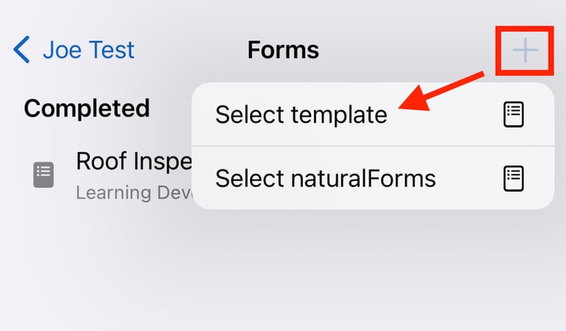 How Do I Complete a Form in the Mobile App?