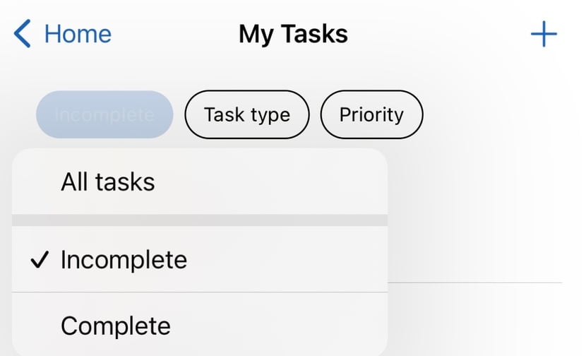 How Do I View My Tasks on the Mobile App?