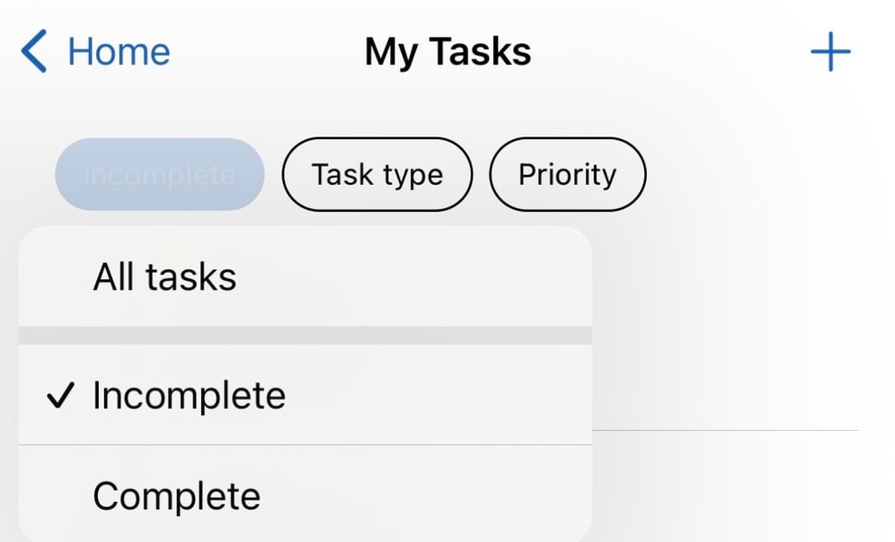How Do I View My Tasks on the Mobile App?