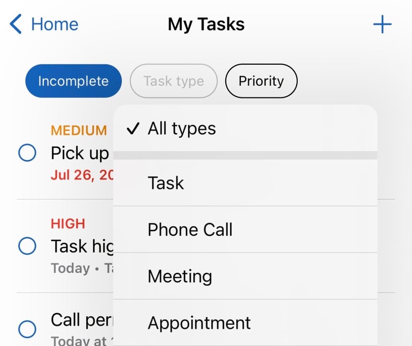 How Do I View My Tasks on the Mobile App?