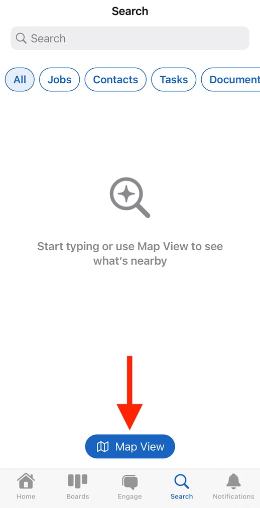 How Do I Use the Map View in the Mobile App?