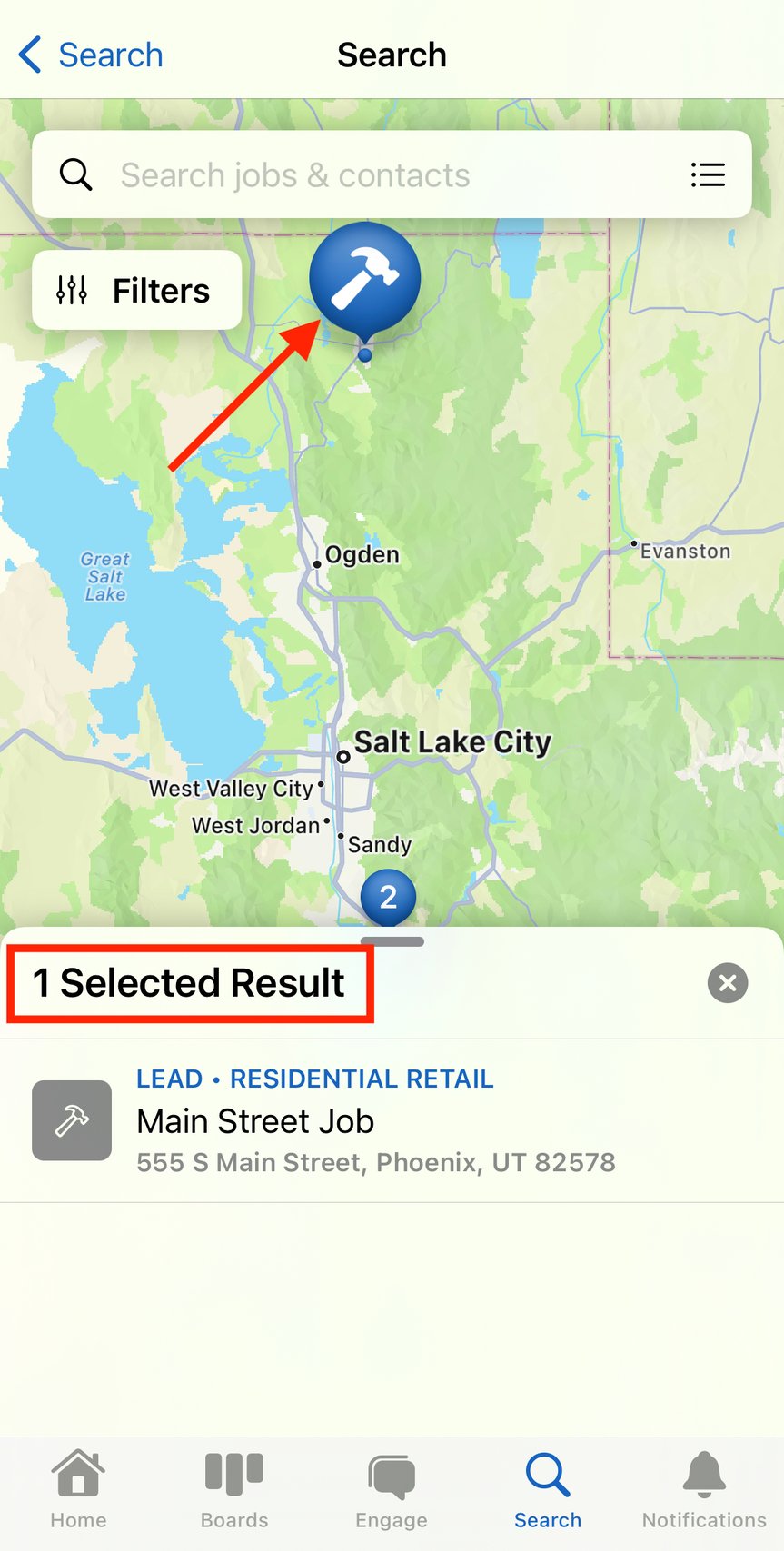 How Do I Use the Map View in the Mobile App?