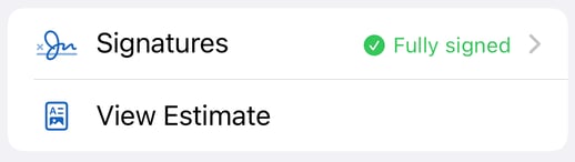 Can I Sign Estimates On My Mobile Device?