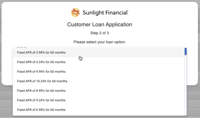 How Do I Request Financing Through Sunlight Financial?