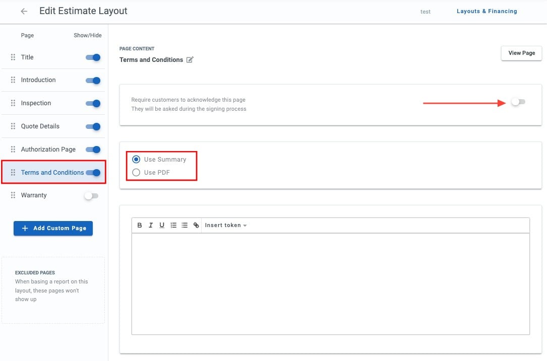 How to Create or Edit Estimate Layouts (New Sales Experience)