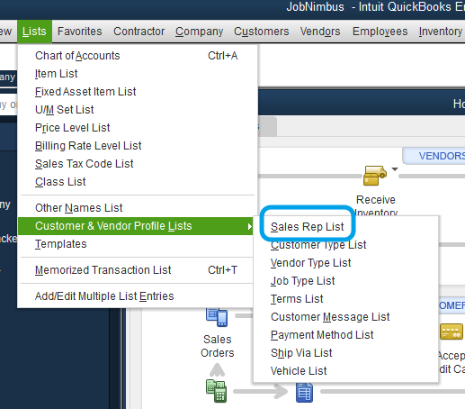 How Do I Map Sales Reps in QuickBooks Desktop?