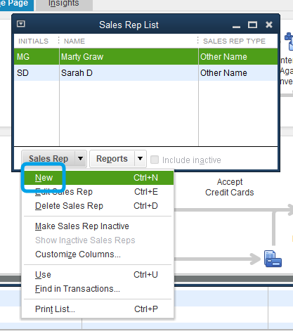 How Do I Map Sales Reps in QuickBooks Desktop?