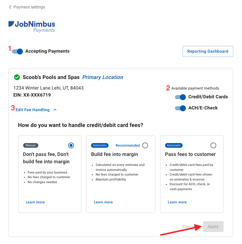 How Do I Enable JobNimbus Payments?