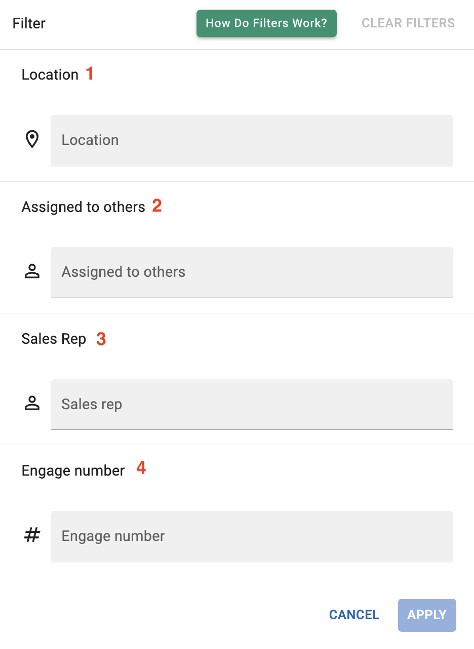 How Do I Filter My Inbox in Engage?