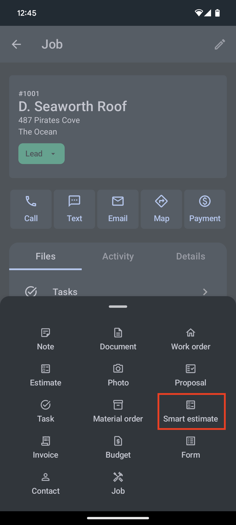 How Do I Create Smart Estimates on the Mobile App?