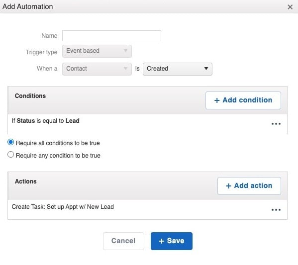 How Do I Create an Automation To Notify a Sales Rep of a New Lead?