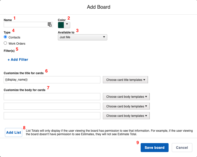 How Do I Add or Edit a Board?
