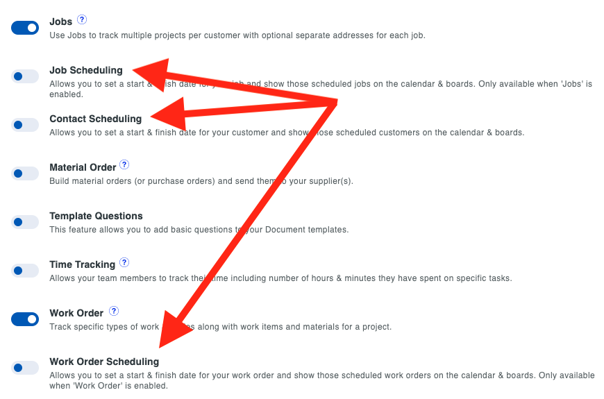 How Do I Use Contact, Job, and Work Order Scheduling?