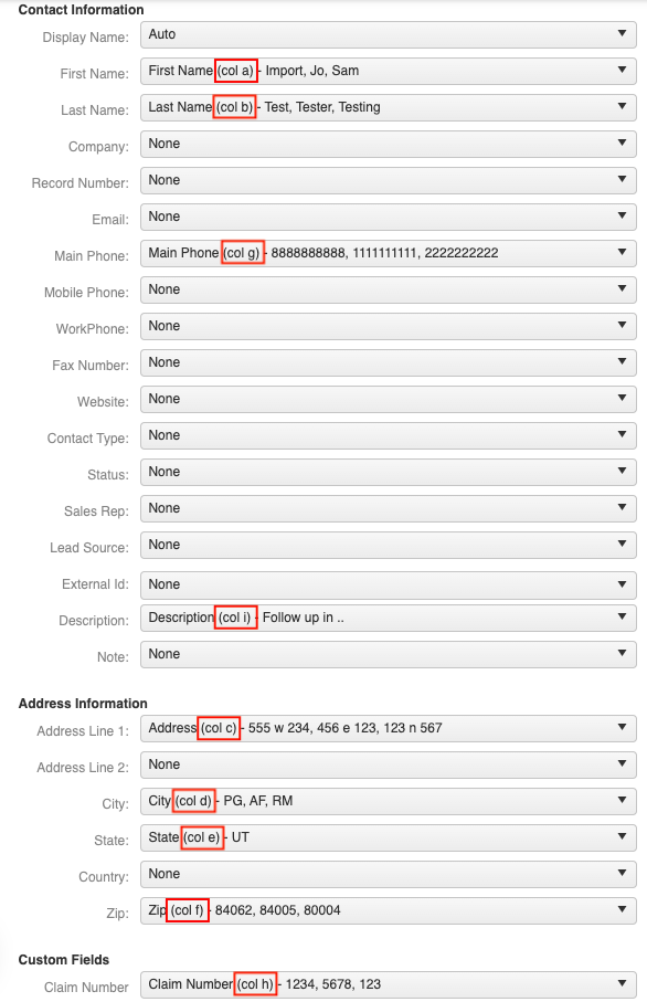 How Do I Map Fields Properly?