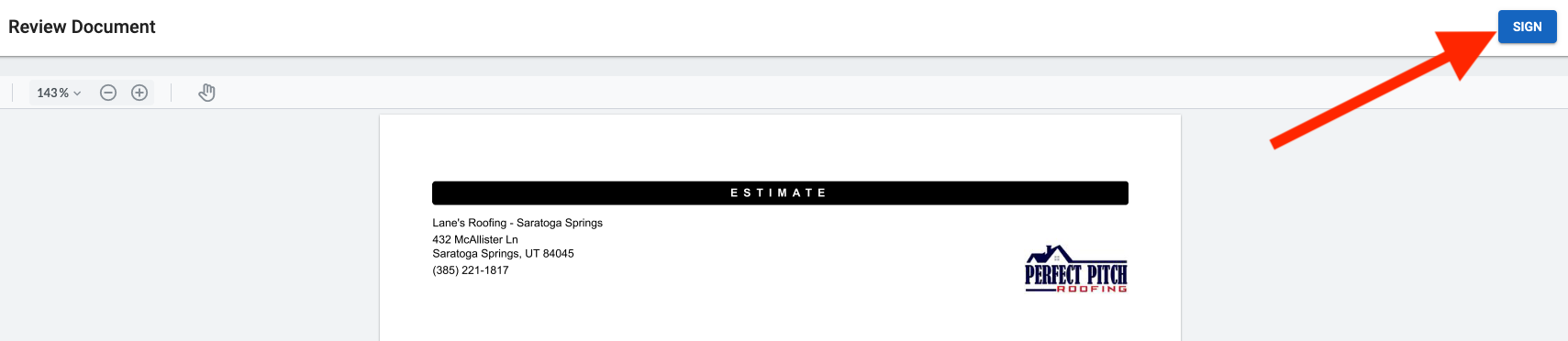 How Do I Request a Signature From a Contact on an Estimate?