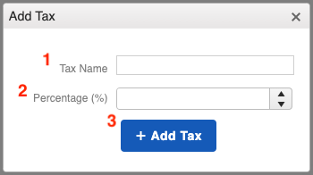 How Can I Add Tax information?