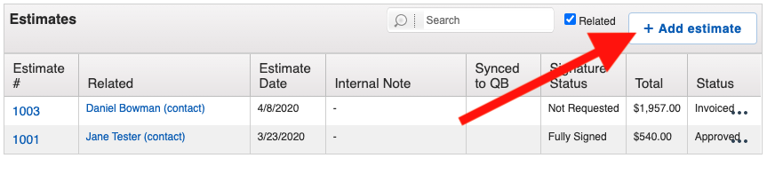How Do I Create an Estimate?