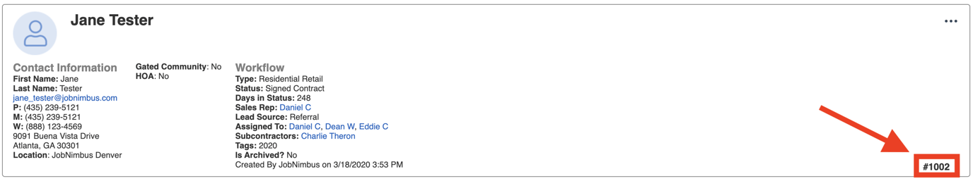 What is a Record ID number?