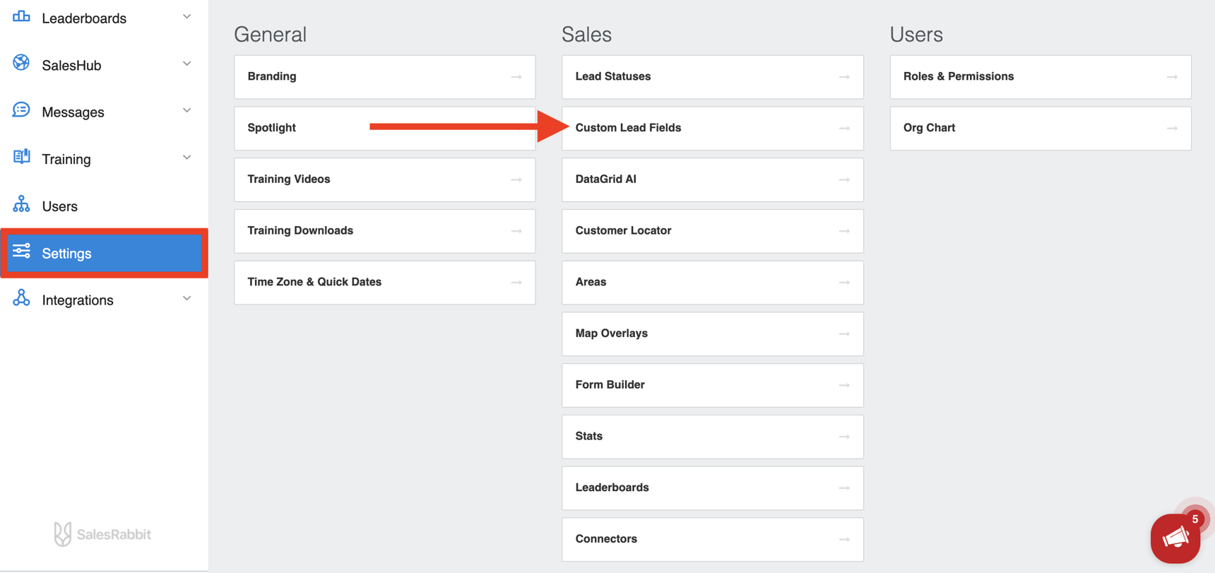How do I Enable the JobNimbus Integration with SalesRabbit?