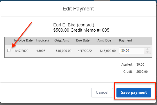 How do Credit Memos work with QuickBooks?