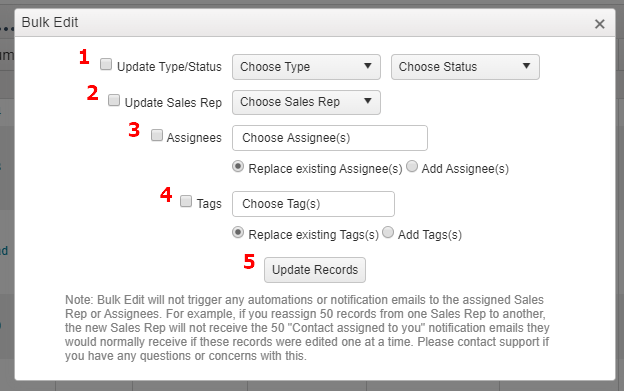 How Do I Bulk Edit or Bulk Delete Records?