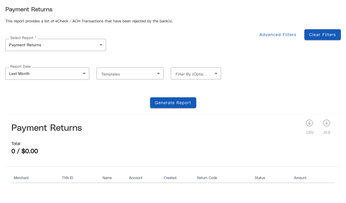 What Are the Different Types of Reports I Can Create in the Payments ...