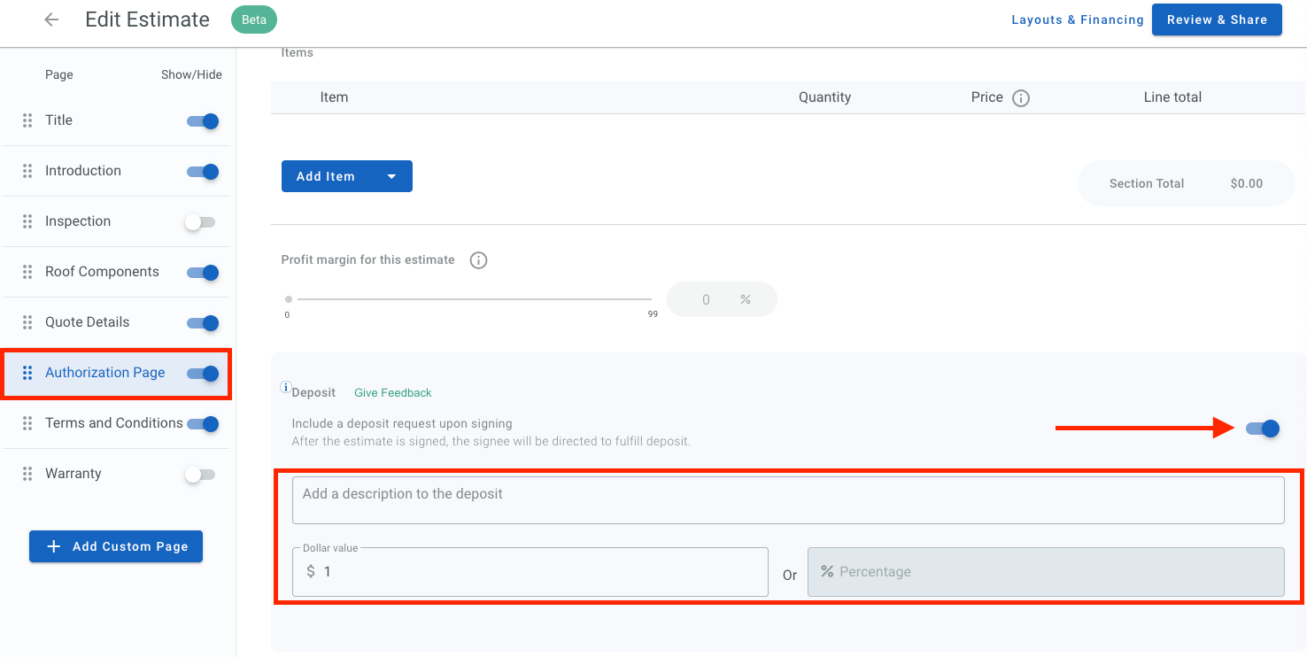 How Do I Request a Job Deposit?