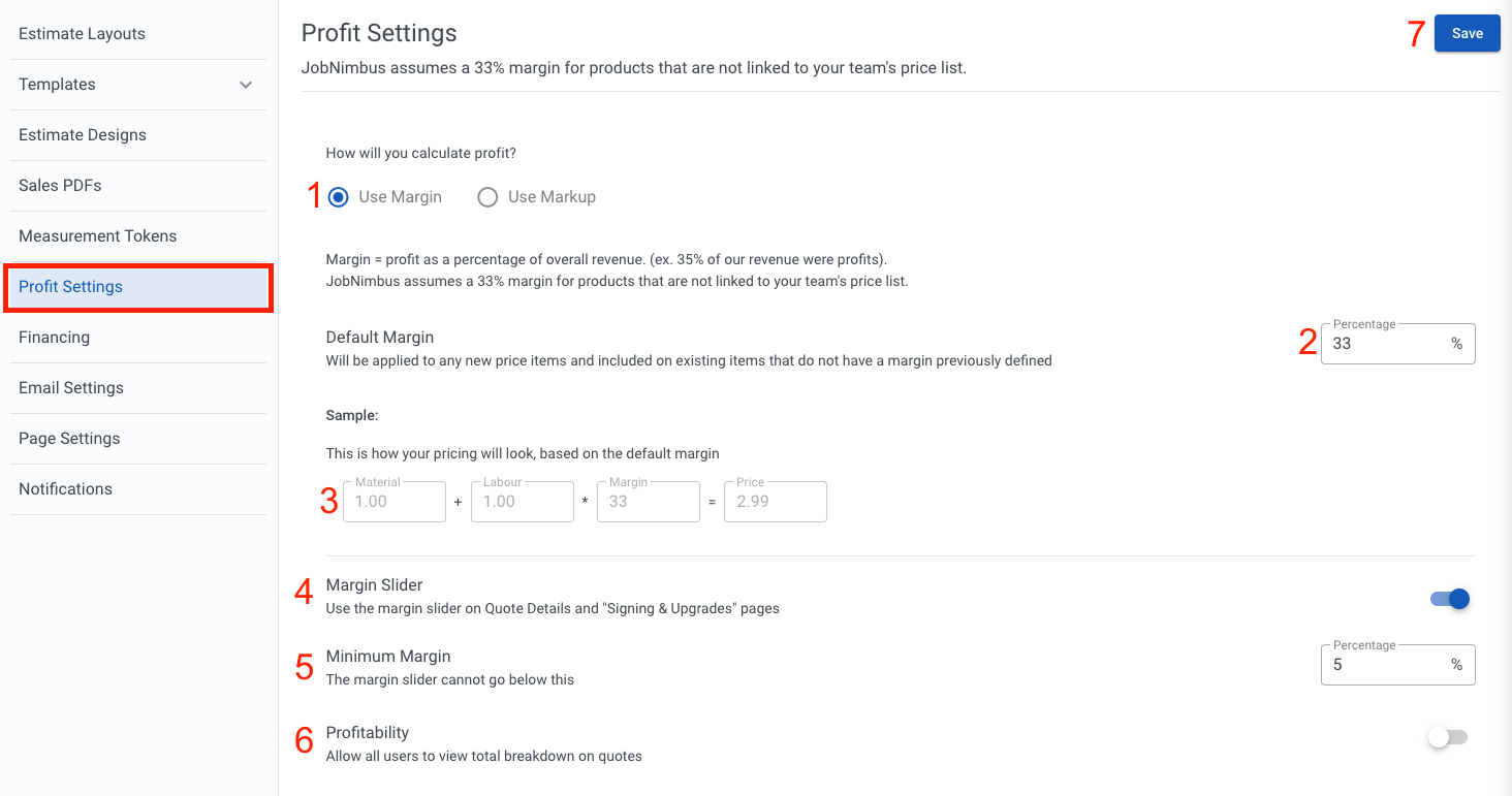 Where Can I Adjust My Profit Settings?