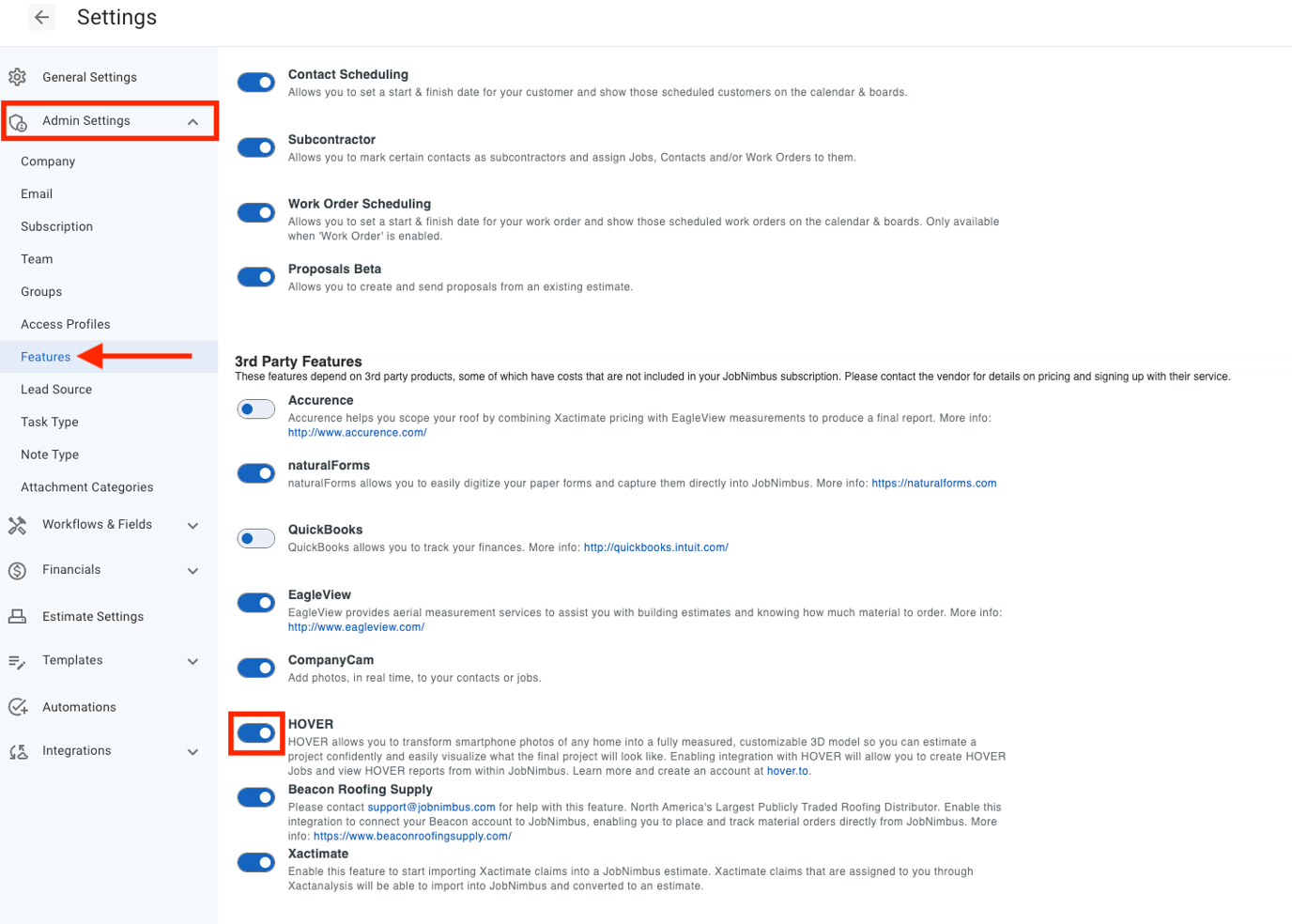 How Do I Connect and Disconnect HOVER in the New Sales Experience?