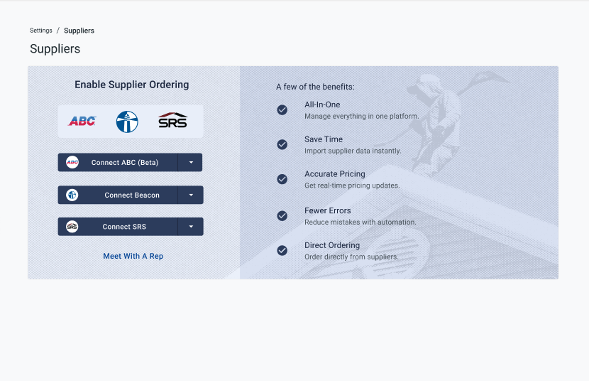 How Do I Enable the ABC Supply Integration and Import My Templates?