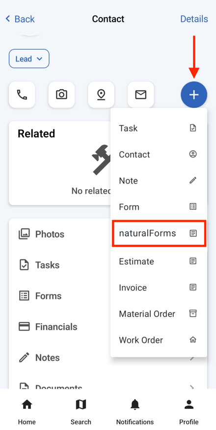 How Do I Use the naturalForms Integration?